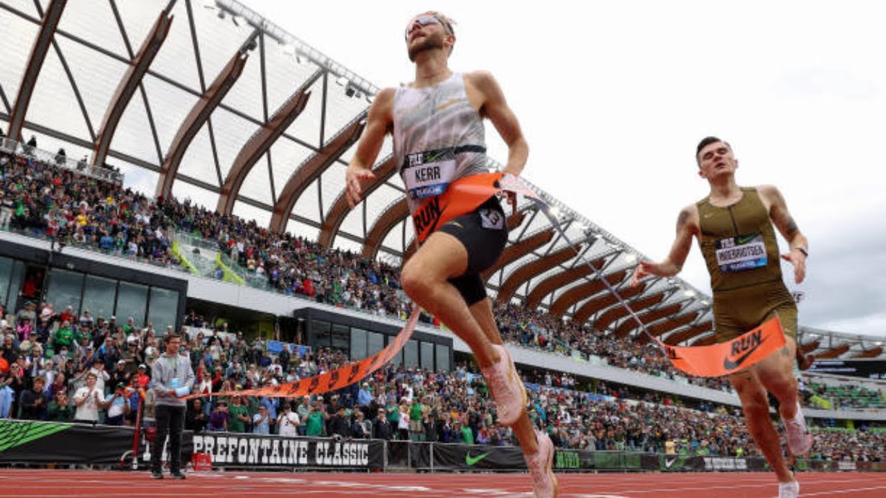 Josh Kerr Breaks Cram’s 39-Year-Old British Mile Record. - YouTube