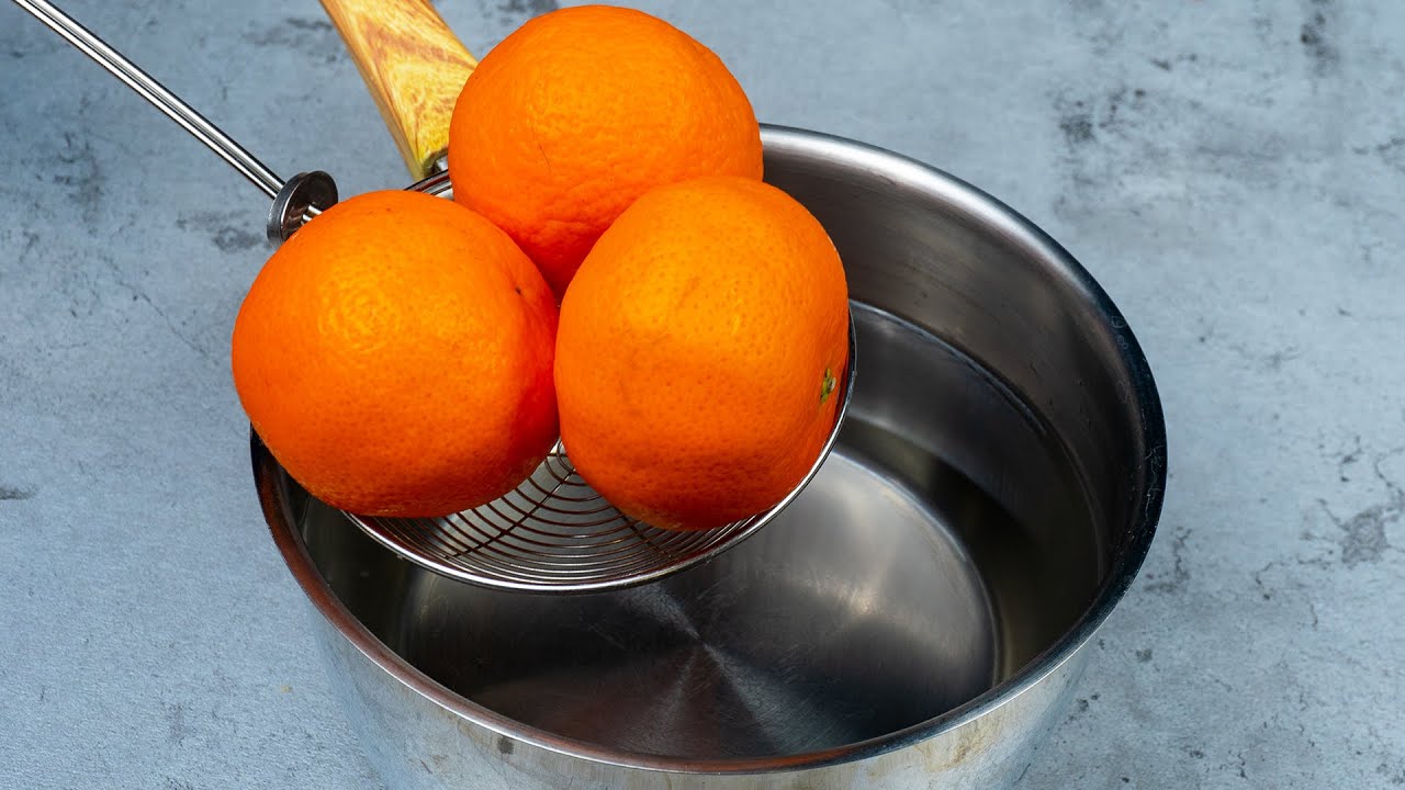 Boil 3 tangerines to cook a dessert beyond your imagination! - YouTube