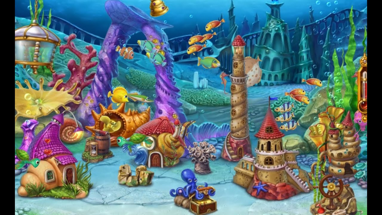 Fishdom 2: Tank 3 Levels 88-92 Gold Cup - YouTube