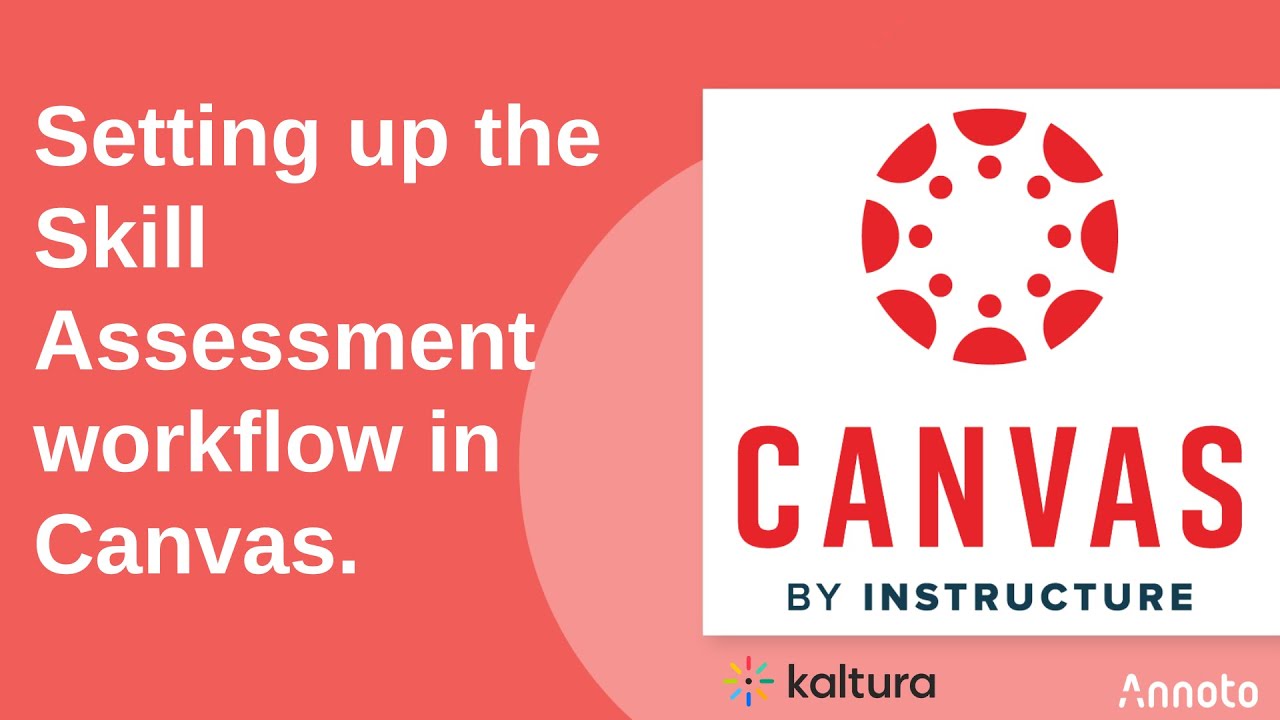 Skill Assessment workflow using Annoto and Kaltura in Canvas - YouTube