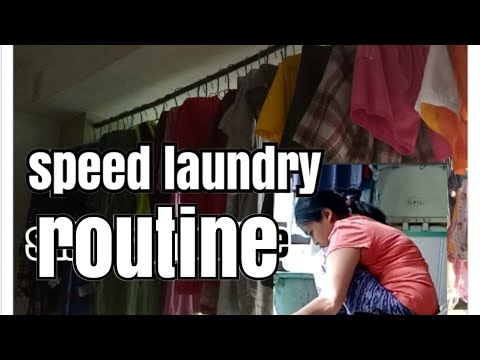 SPEED LAUNDRY ROUTINE/MOTIVATION - YouTube