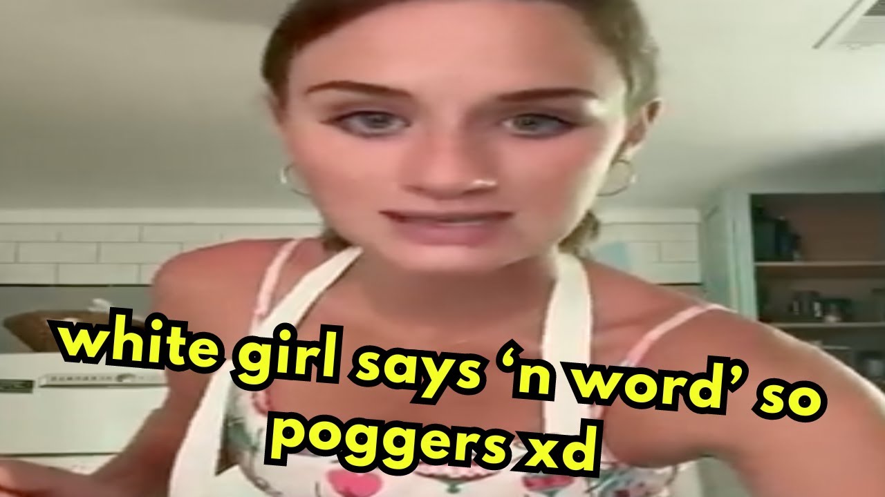 white woman goes viral for saying the N word - YouTube
