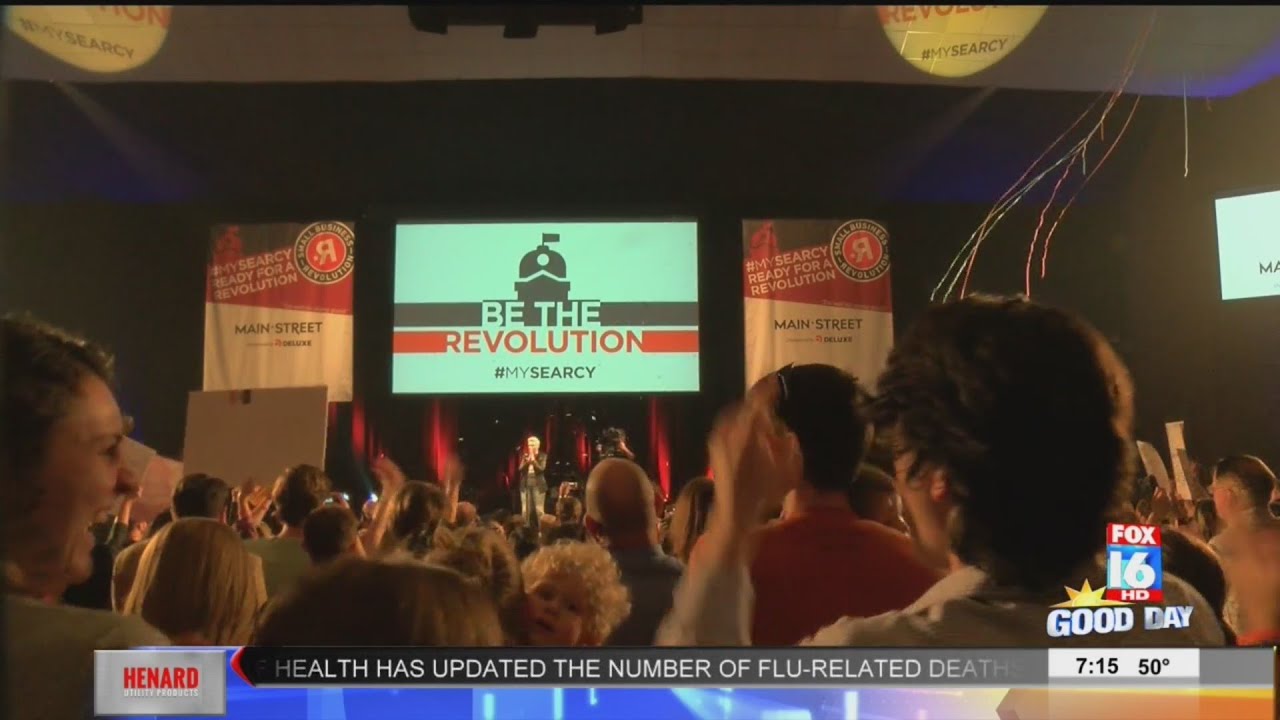 Searcy celebrates Small Business Revolution TV series win - YouTube