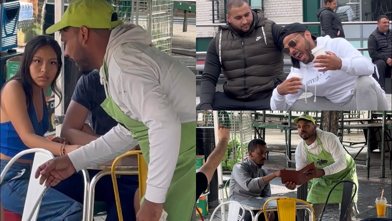 Waiter ignoring customers prank | joker pranks latest - YouTube