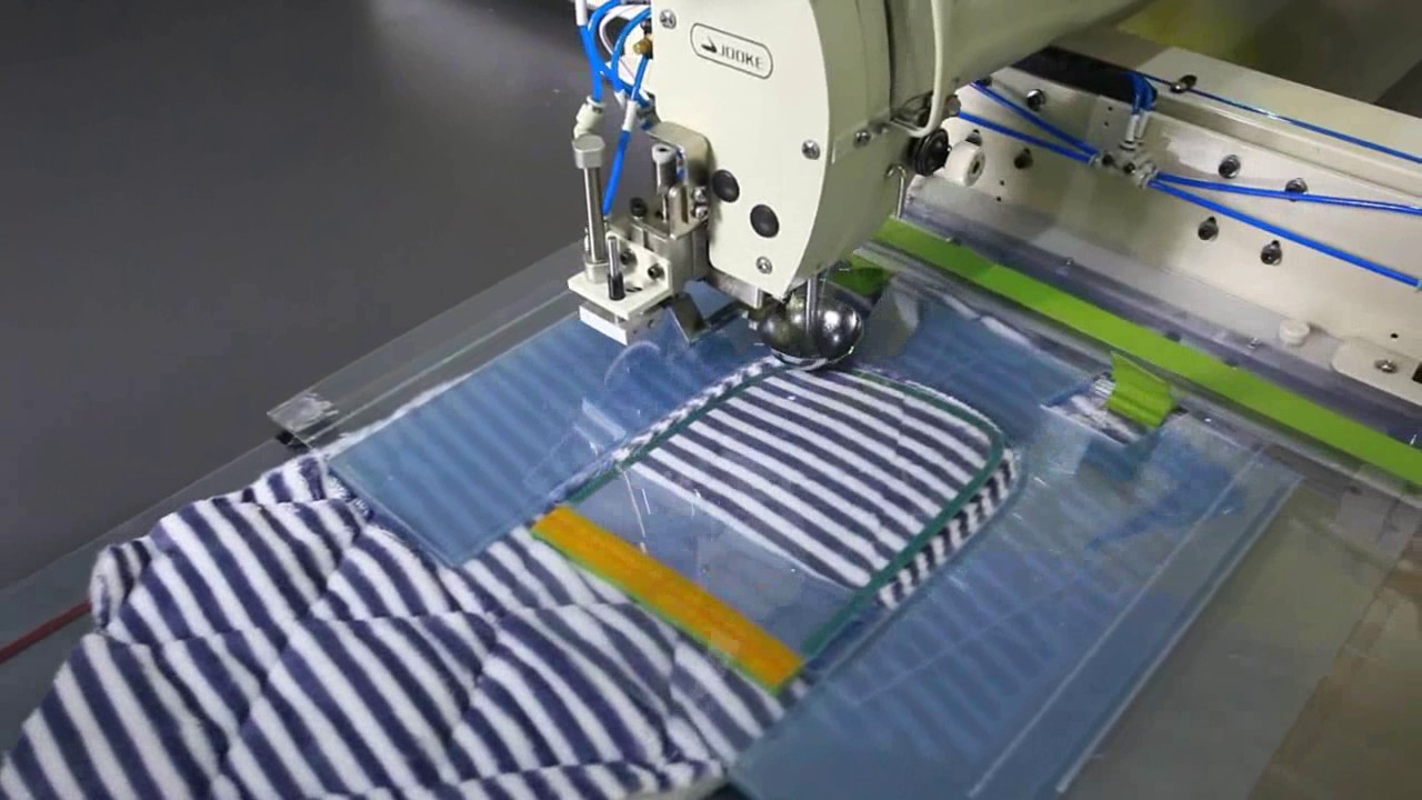 Sewing thick single thread wash-and-wear patch pocket for pajamas - YouTube