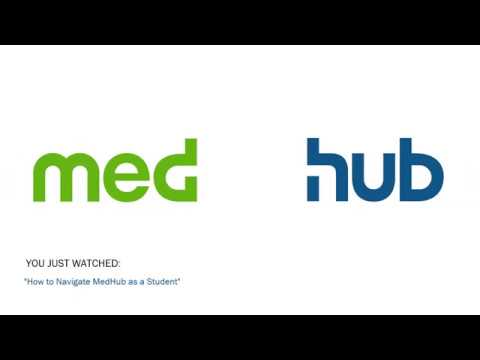 MedHub How To Navigate MedHub as a Student - YouTube