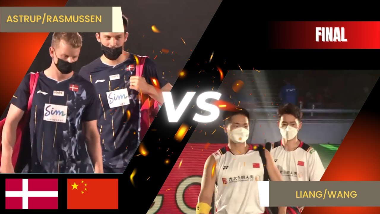 BADMINTON | Astrup/Rasmussen (DEN) vs. Liang/Wang (CHN) | FINAL | Japan ...