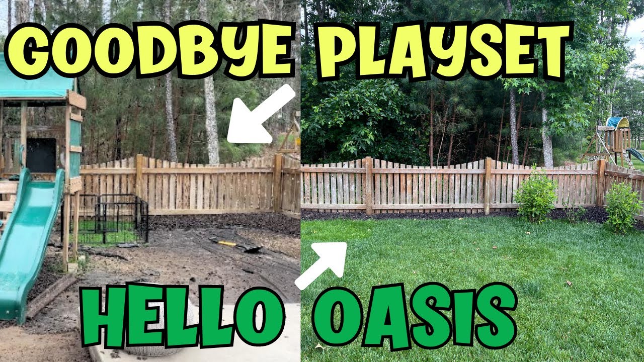 TRANSFORM A Really BAD Backyard Into A BETTER Space - YouTube