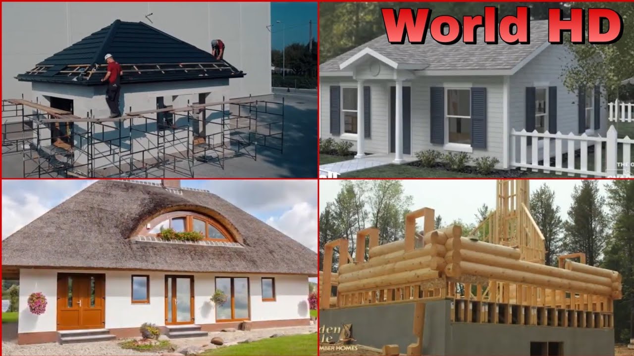 Инновации Новые технологии строительства домов. - YouTube