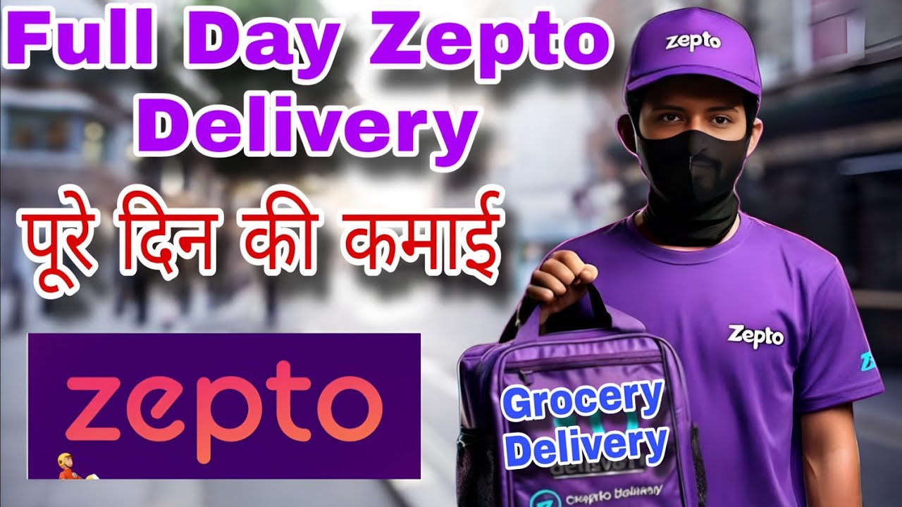 Full Day Zepto Delivery पूरे दिन की कमाई Zepto delivery Earning - YouTube