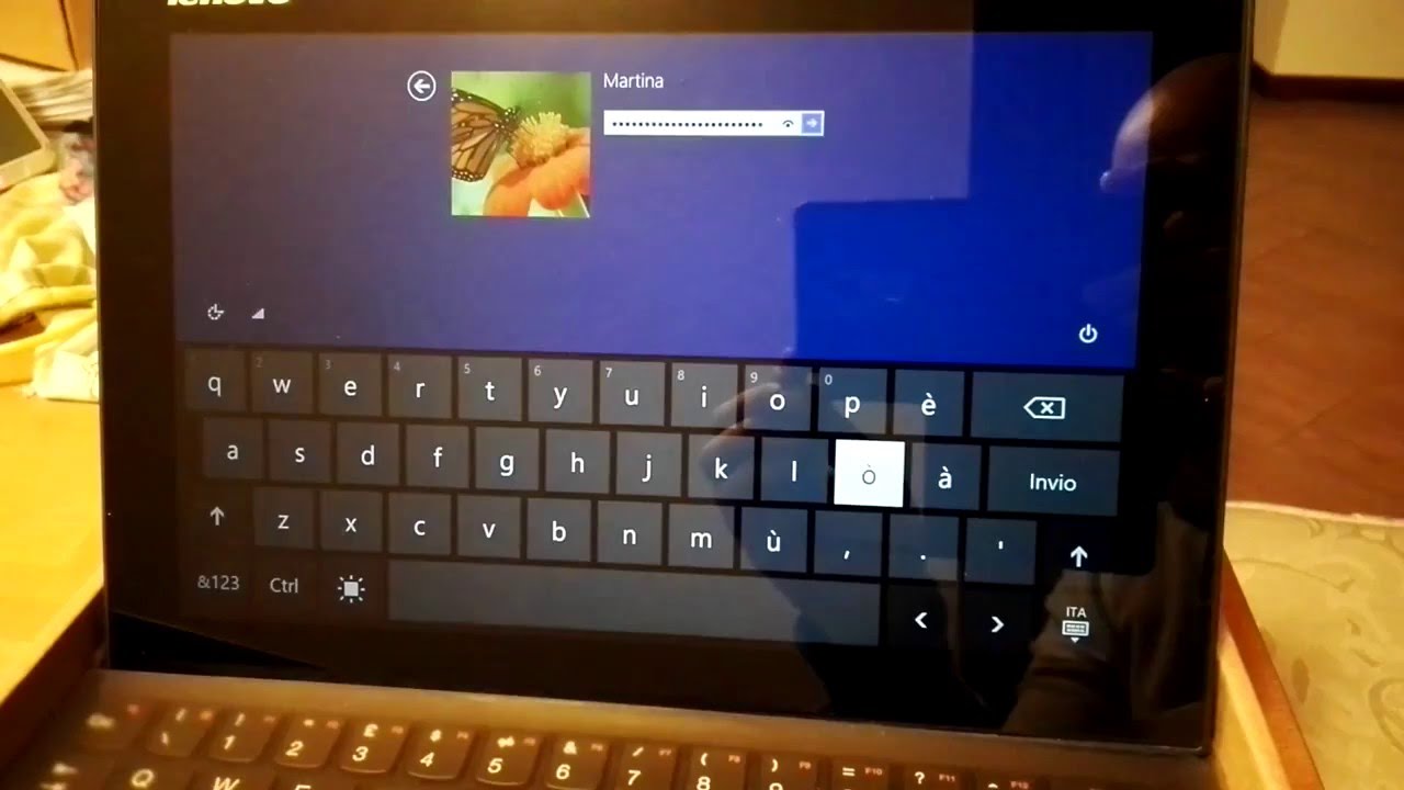 Lenovo MIIX 3-1030 Ghost Touch problem - YouTube