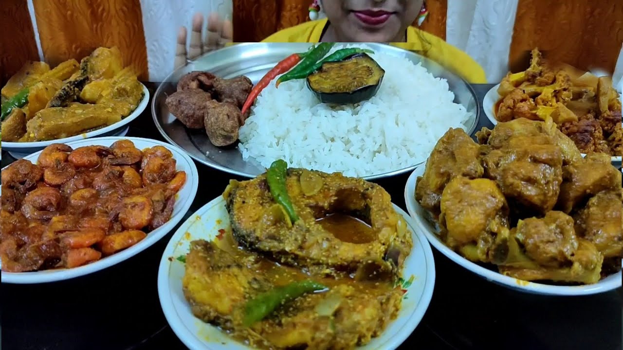 Massive Spicy Indian Food Eating Mukbang ASMR Real Sound by DP Eats ...