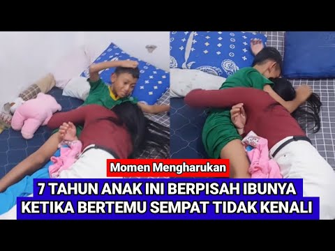 Kisah Mengharukan Momen Pertemuan Ibu Dan Anak 7 Tahun Merantau Beri Kejutan Anaknya Pulang