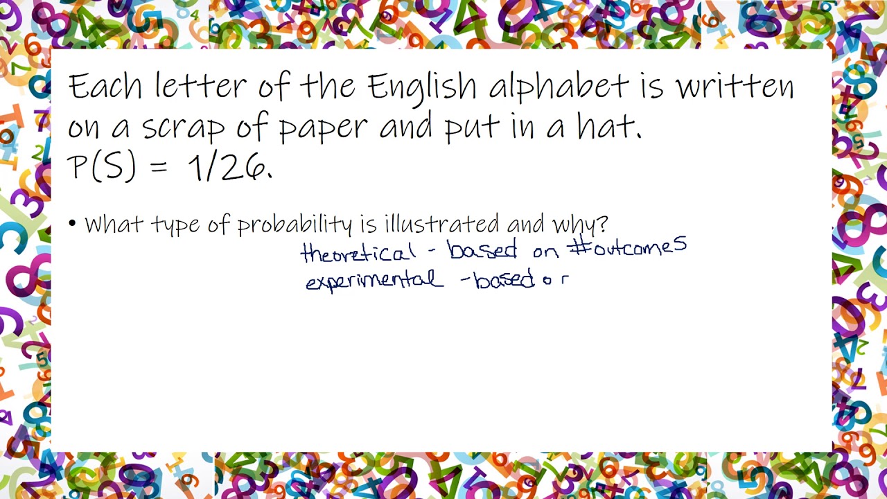 Probability Each letter of the English alphabet is written on a scrap ...