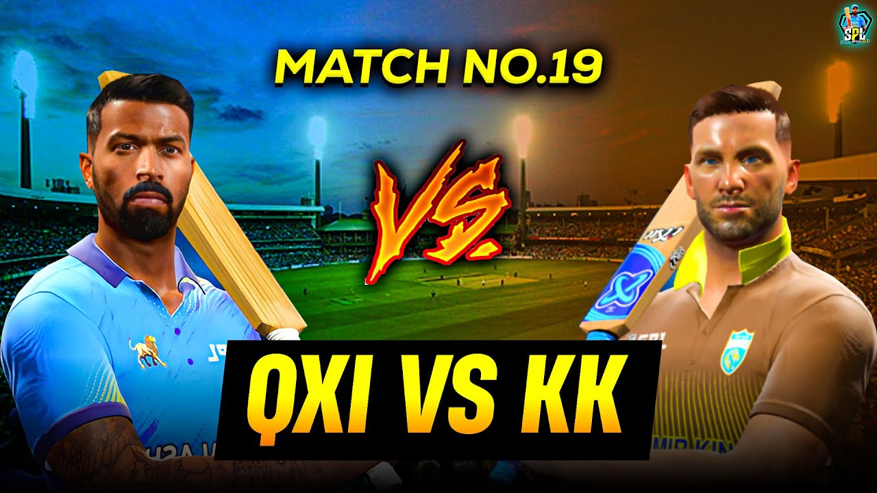 #19 SPL - QTX PALASH XI VS KASHMIR KINGS | CRICKET 24 - LIVE ...