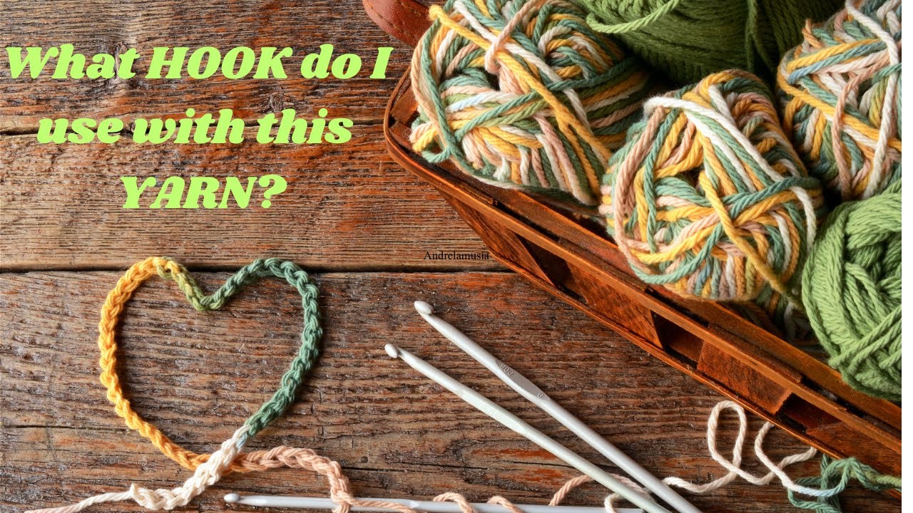 What hook do I use with this Yarn? | #yarnandhook | Yarn Weights ...