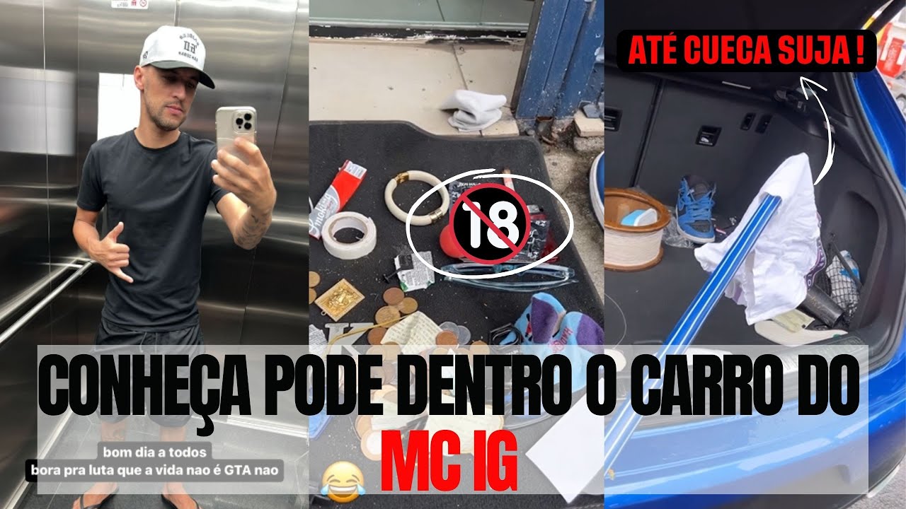 WESLEY ALEMÃO FOI USAR O CARRO DO MC IG E VEJA O QUE ELE ENCONTROU KKKK ...