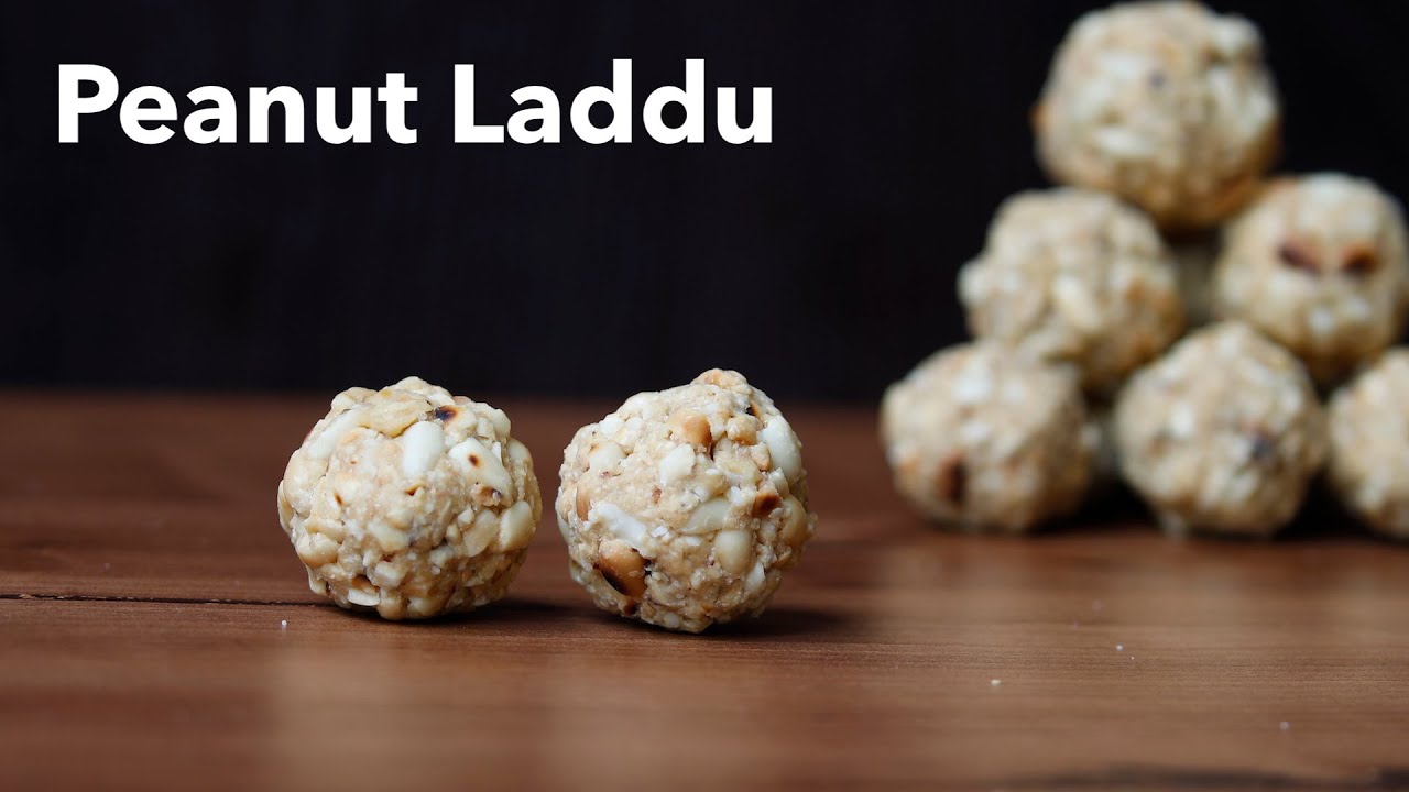 Peanut Laddu Recipe | ground ladoo | healthy protein laddu | peanut ...