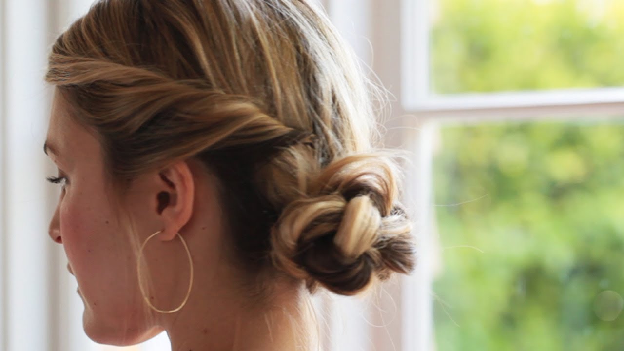 Romantic Up-do Hairstyle || KIN BEAUTY - YouTube