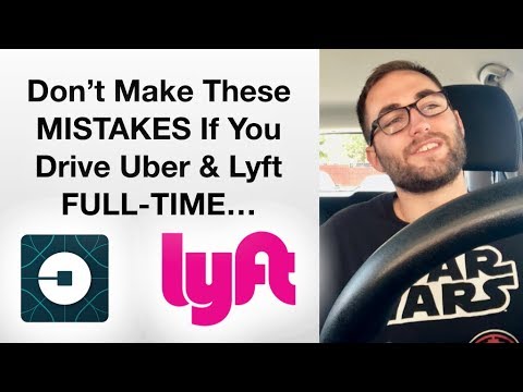 12 Tips for FULL-TIME Uber/Lyft Drivers! - YouTube