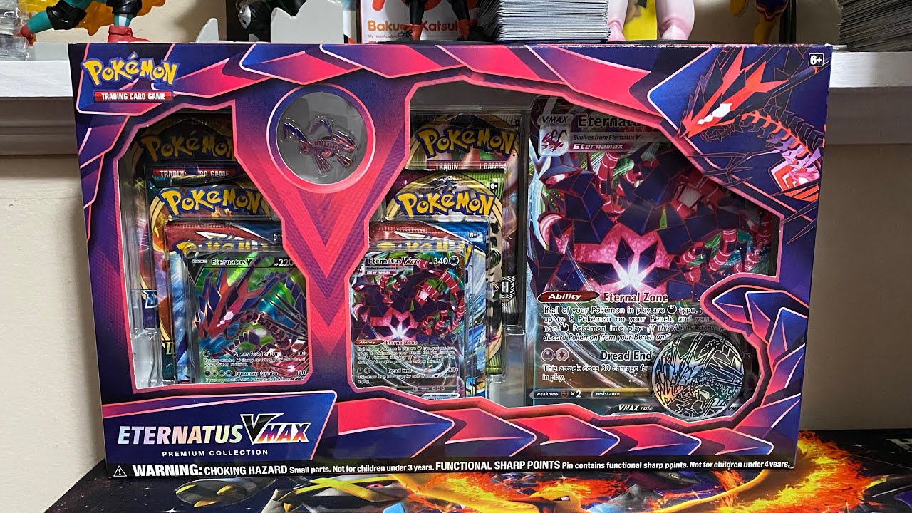 Pokemon Eternatus Vmax Collection Box Opening - YouTube