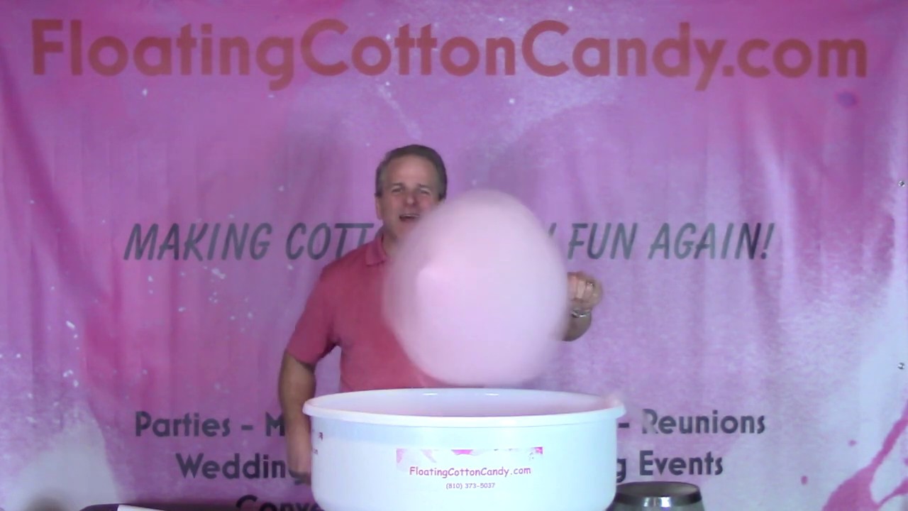 Sticks, Straws & Cones for Flying Cotton Candy - YouTube