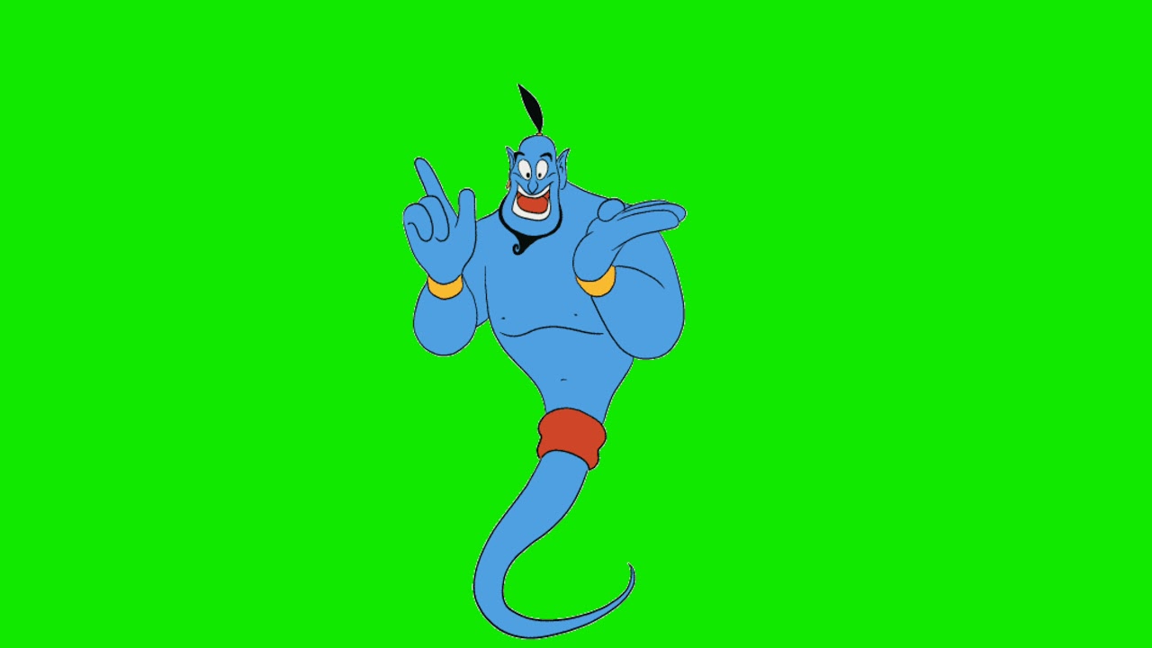 Genie animated green screen video for Youtubers copyright free. - YouTube