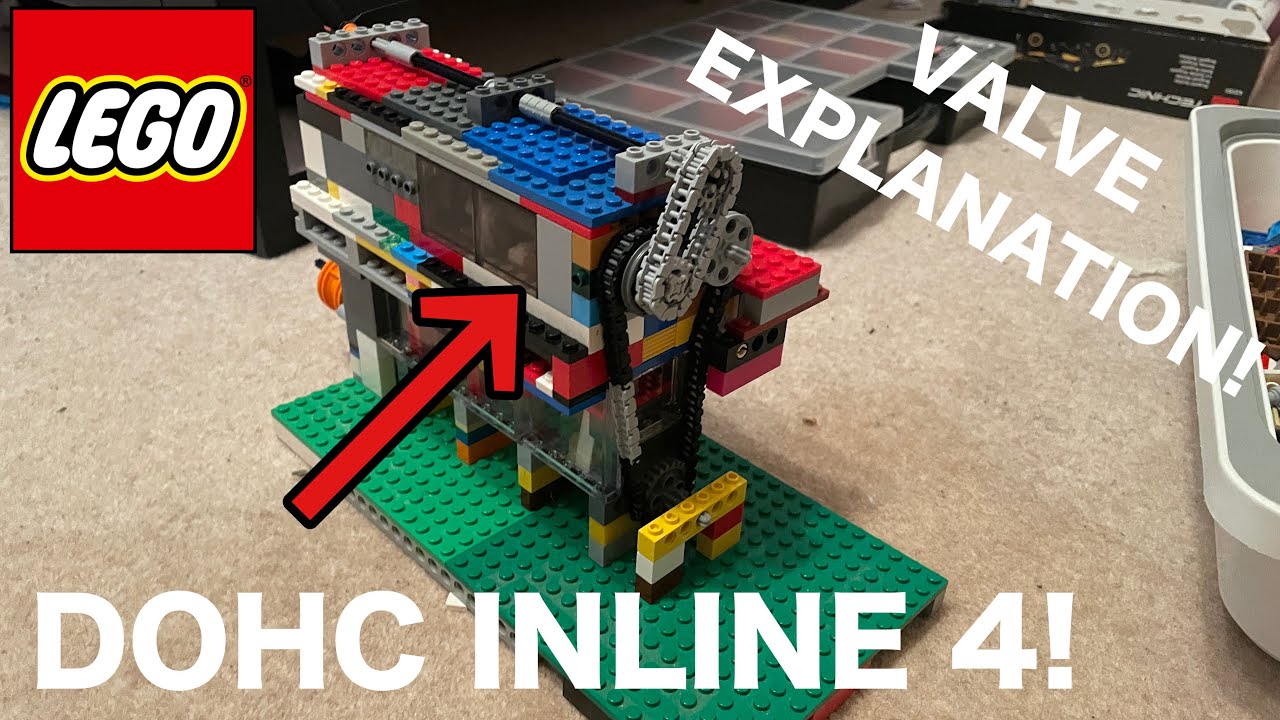 Brand New LEGO INLINE 4 DOHC - YouTube