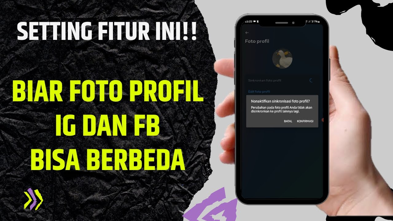 Cara Memisahkan Foto Profil Ig Dan Fb Agar Tidak Sama - YouTube