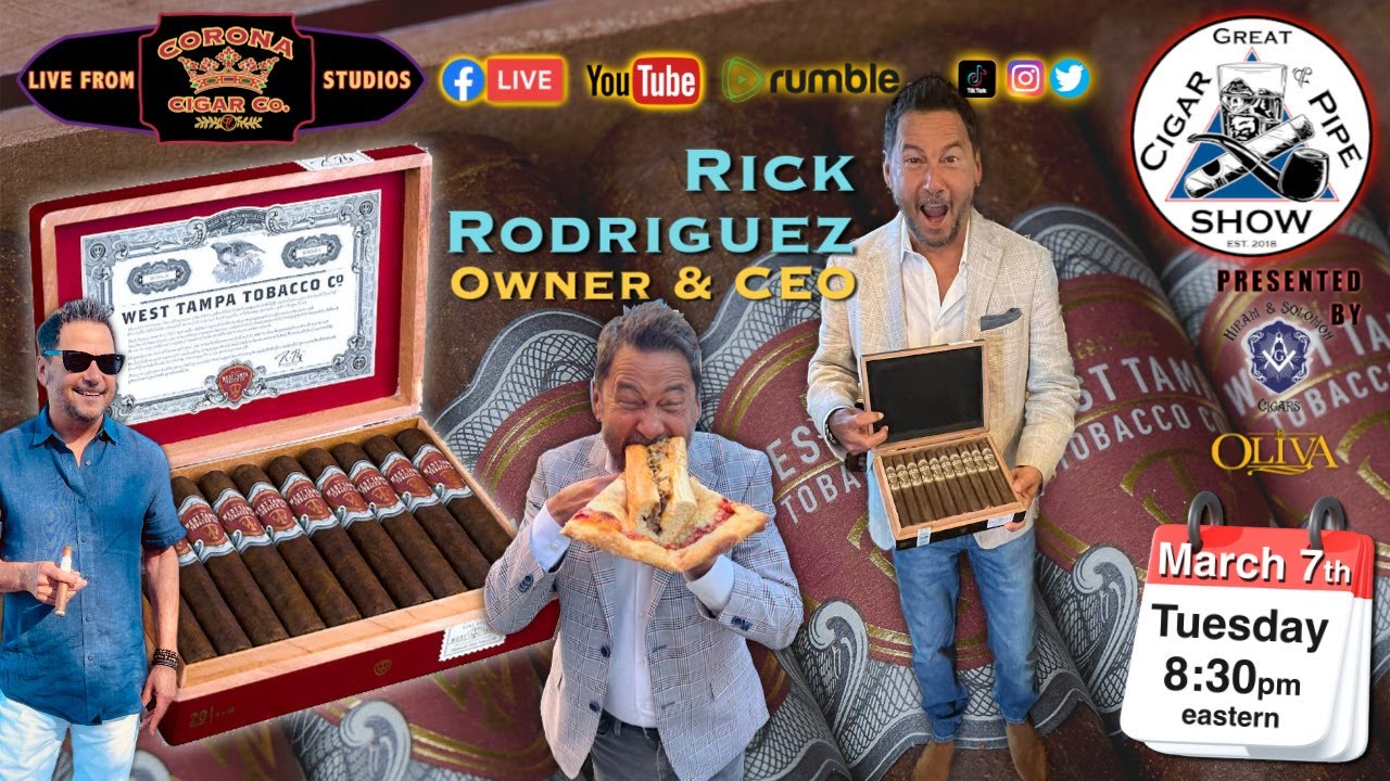 A candid evening with Rick Rodriguez, Owner & CEO, West Tampa Tobacco ...
