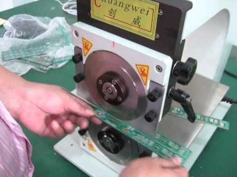 PCB cutting machine, CWVC-1S - YouTube