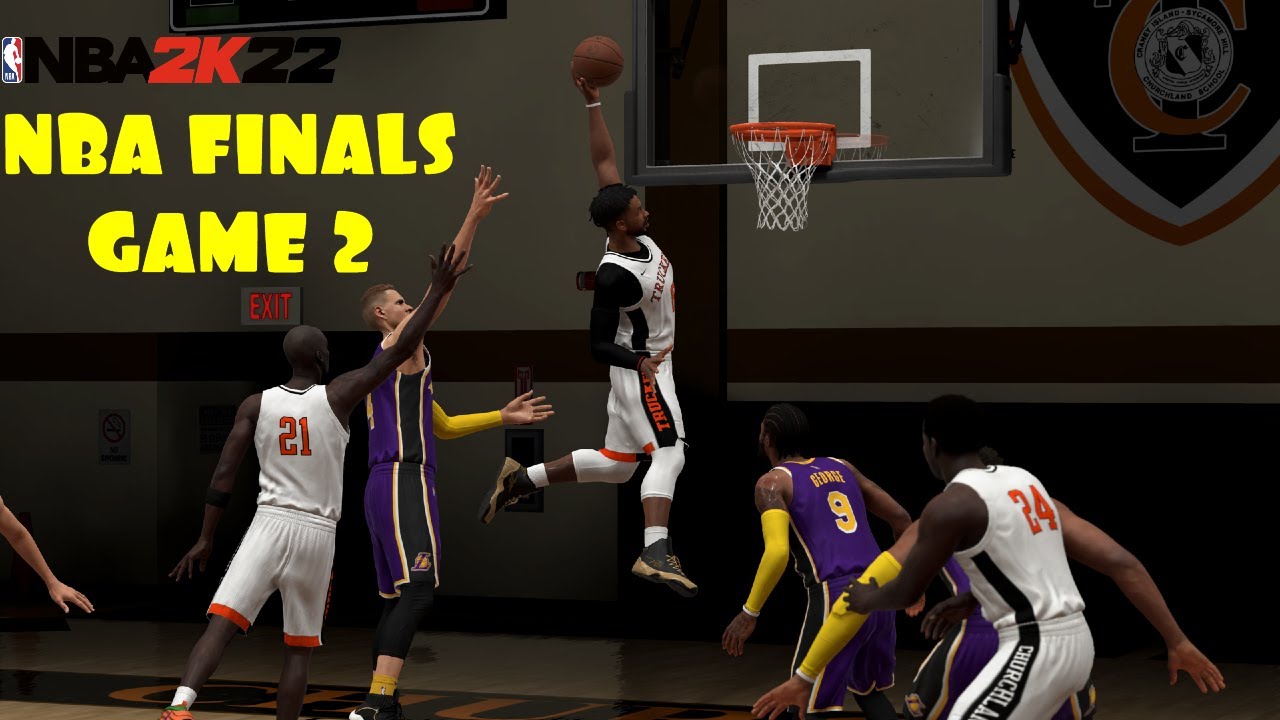 NBA 2K22 Playoffs NBA Finals Los Angeles Lakers Vs. Churchland Truckers ...