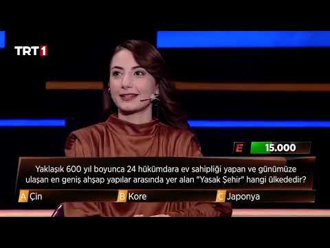 600 yıl 24 hükümdara ev sahipliği yapan  'Yasak Şehir' hangi ülkededir? Rukiye Başboğa - 3'te3-TRT 1