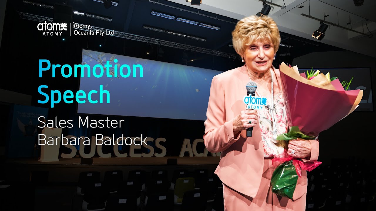 DEC SA 2022 - Sales Master Promotion Speech by Barbara Baldock - YouTube