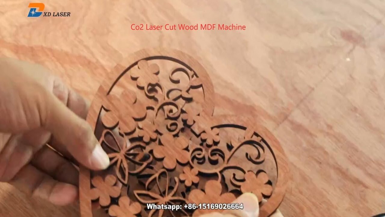 Co2 Laser Cut Wood MDF Machine - YouTube