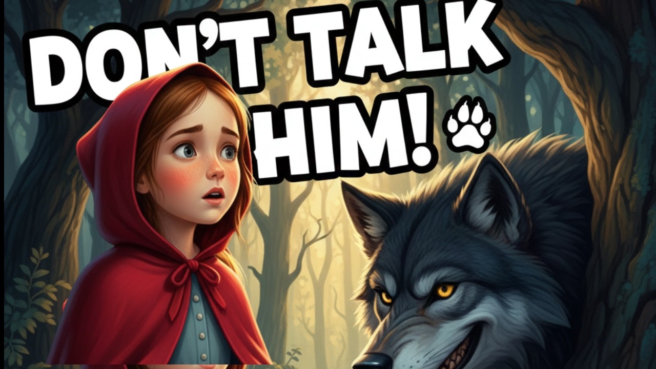 The Little Red Riding Hood | Kids Fairy Tale | Evso's Tales and Tunes ...