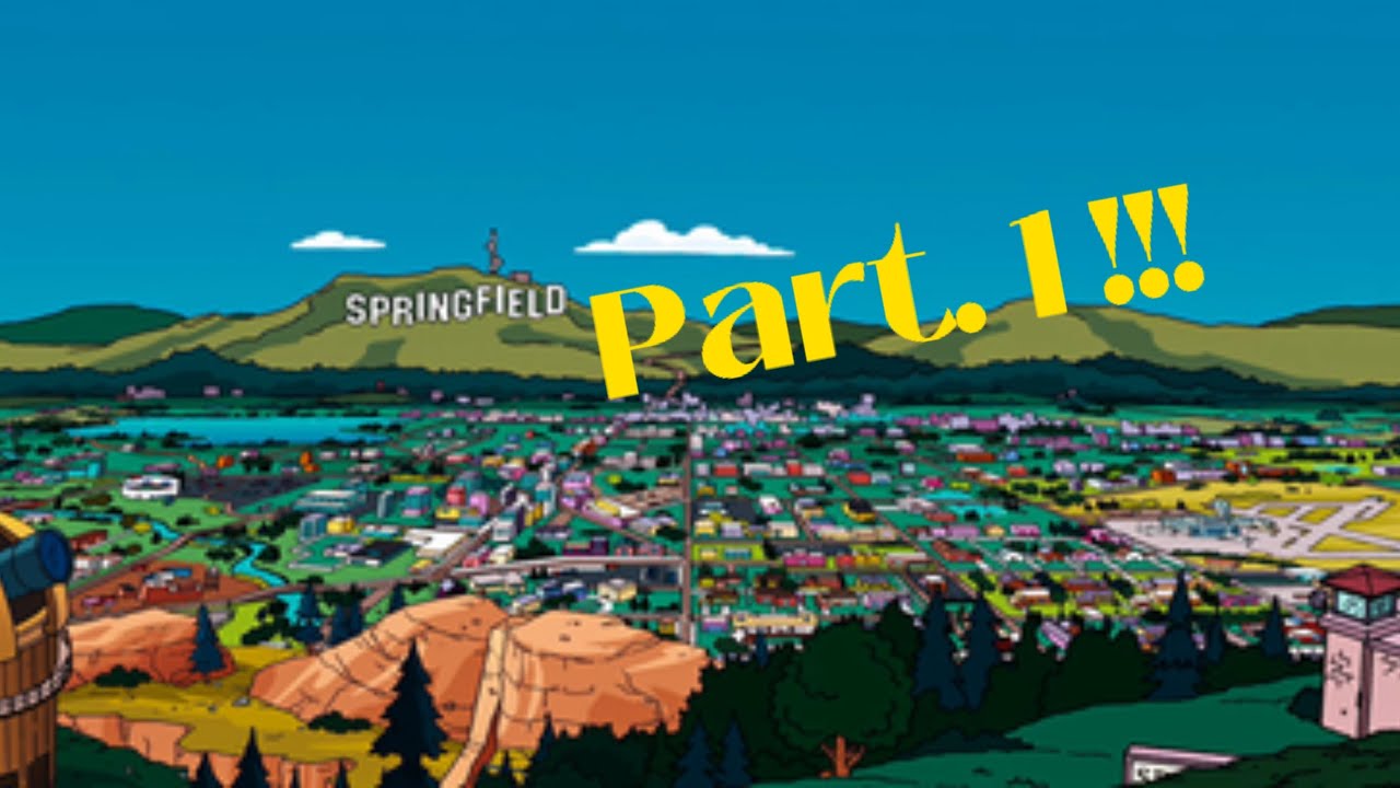 part.1 Simpsons(Springfield) Minecraft street build!! - YouTube