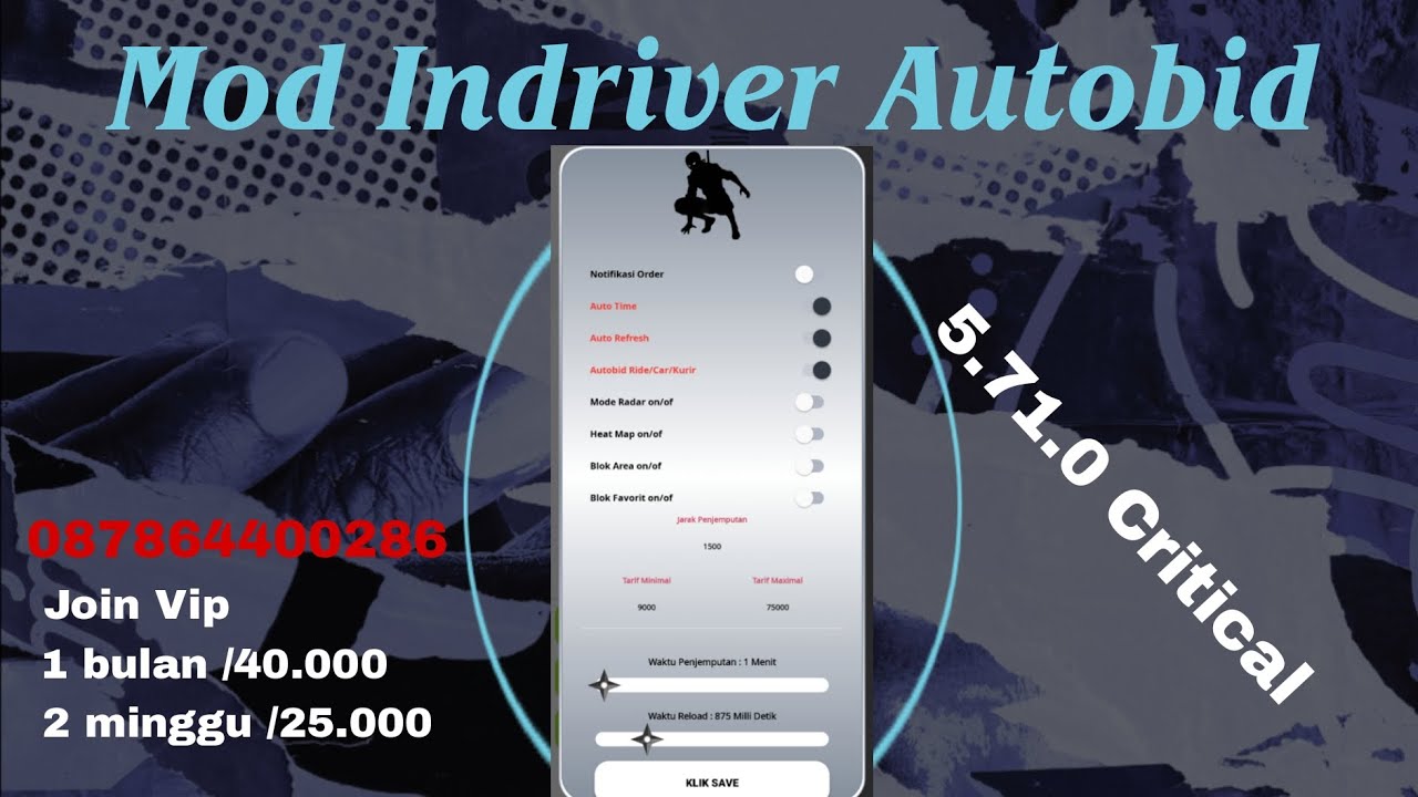 Mod Indriver Autobid 5.71.0 Critical / Cara Setting Mod Indriver - YouTube