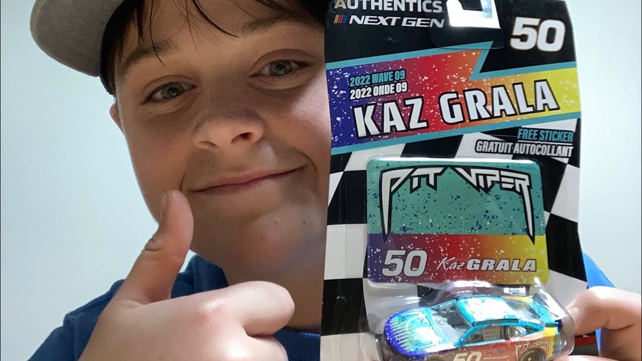 Nascar Authentics 2022 Wave 9 Kaz Grala Diecast Review - YouTube