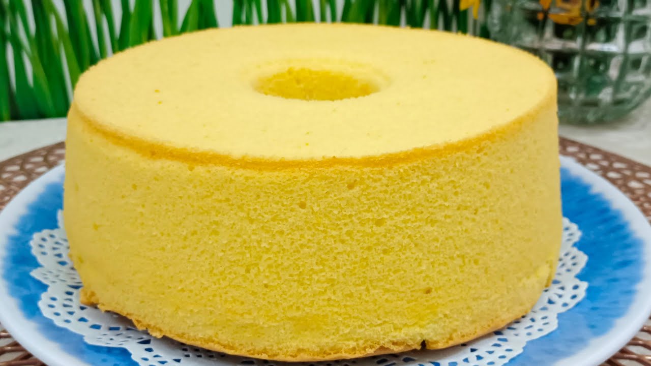 Pumpkin Chiffon Cake | Resepi Kek Chiffon Labu tersedap - YouTube