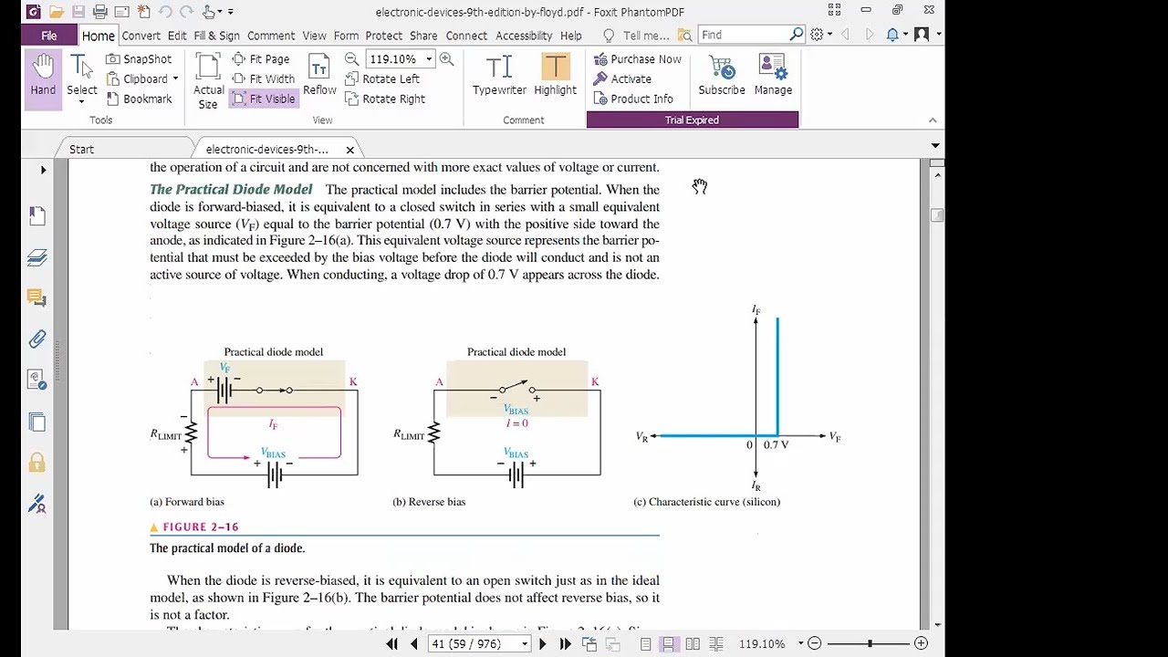 Practical diode model part 2 | Electrical Engineering Principles - YouTube