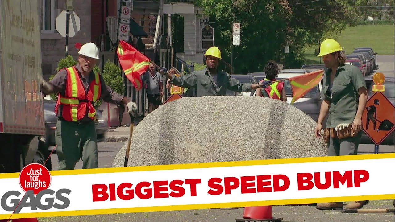 World's Biggest Speed Bump - YouTube