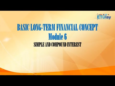 Basic Long Term Financial Concept - Simple and Compound Interest ...