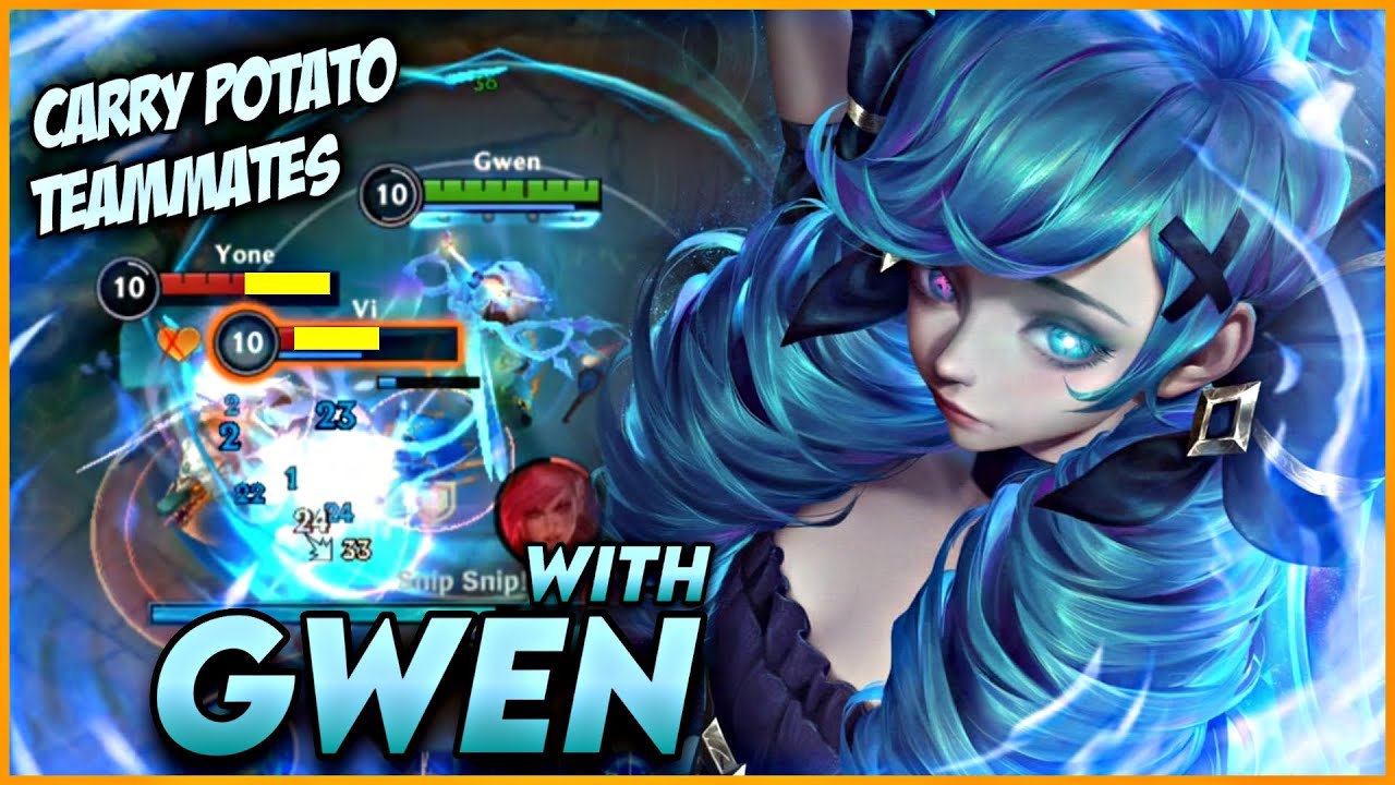 How to Carry Potato Teammates As a Gwen! | Jungle Gwen Gameplay ...
