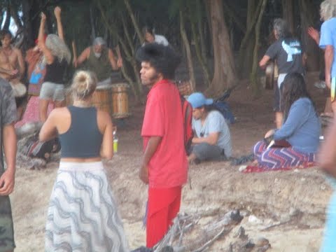 Dancing & Bongo drums at Drum circle on Maui - YouTube