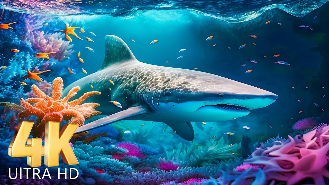 The Fascinating World Of Ocean 4K (ULTRA HD) 🐋- Coral Reefs and ...