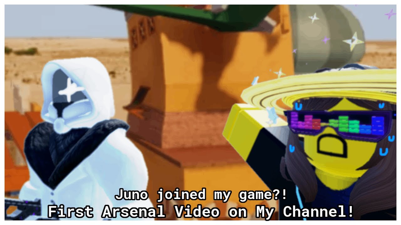 Juno joined my game?! First Arsenal Video on My Channel! | ROBLOX - YouTube