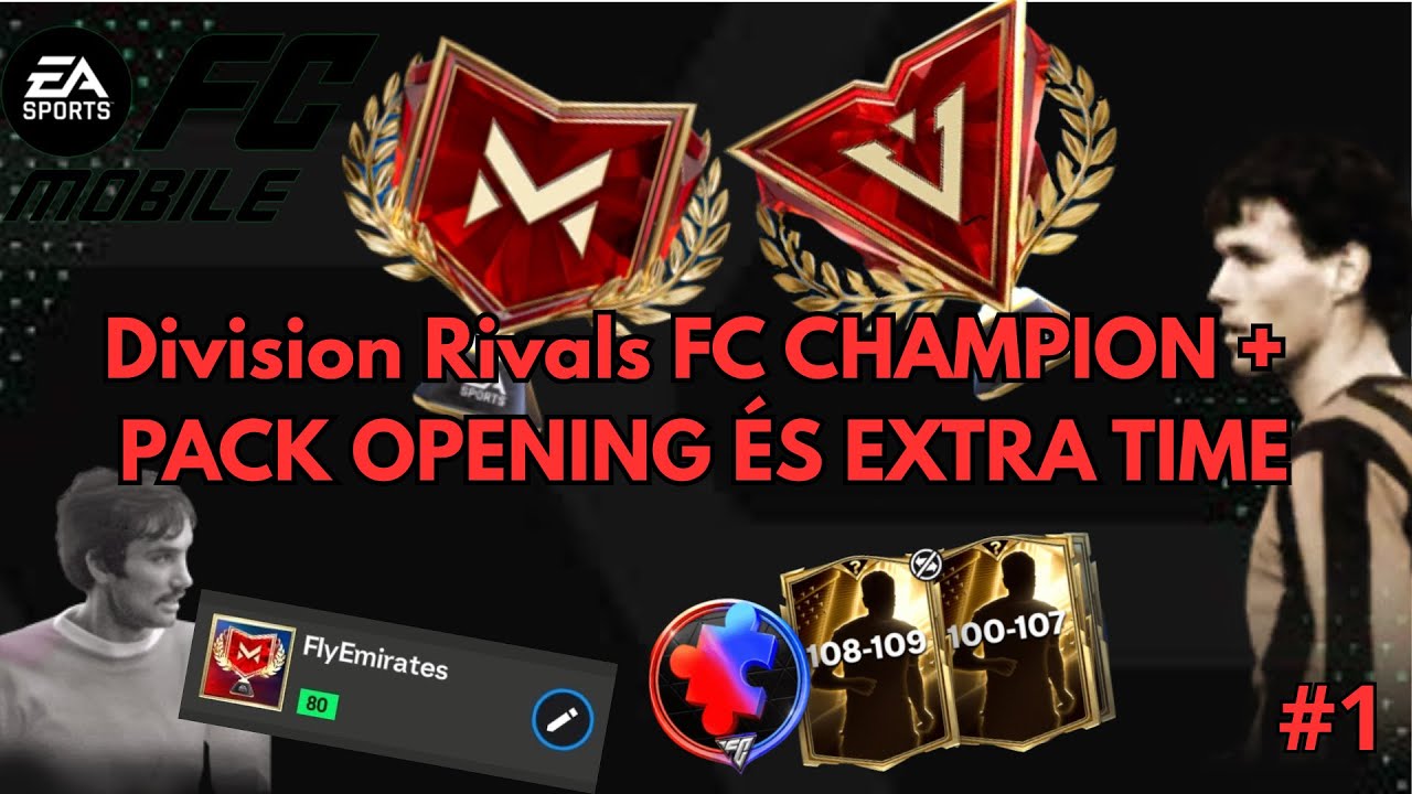 🔥 FC MOBILE #1 ~ DIVISION RIVALS + PACK OPENING ⚽️ - YouTube