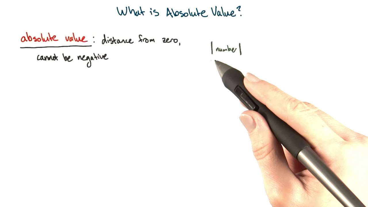What is absolute value - Intro Algebra Review - YouTube