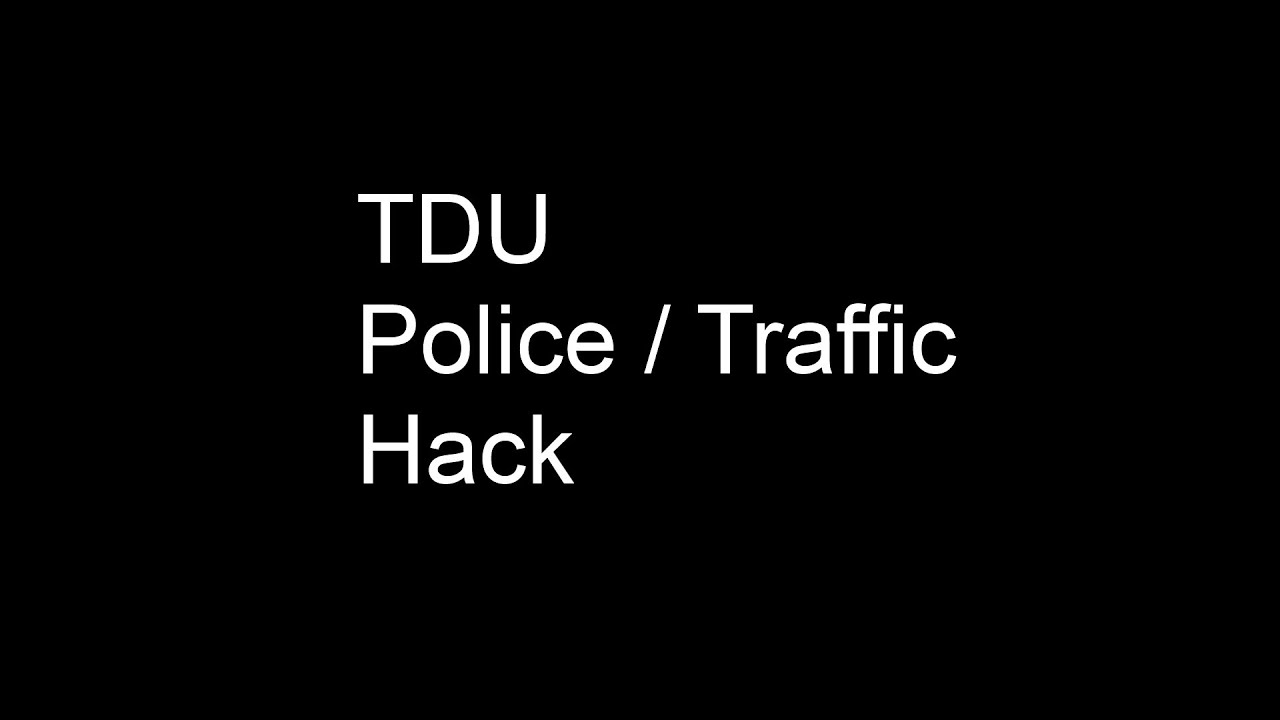 How To Remove Cops and Traffic from Test Drive Unlimited 1 - YouTube